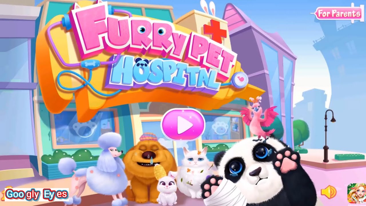 Fun Pet Care Kids Game | Furry Pet Hospital | Fun Game play for Kids ...