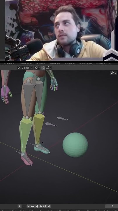 Pt.13 Crear Rig de Piernas IK en Blender #shorts #b3d #blender #rig - YouTube