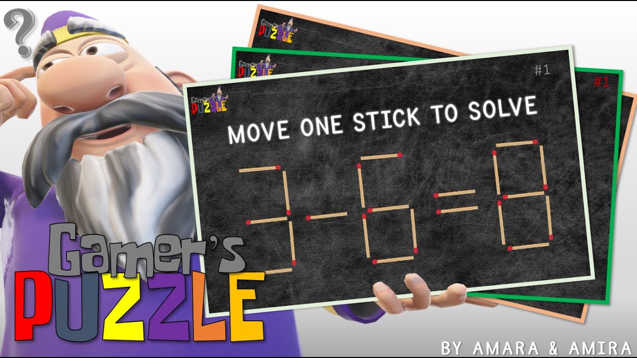 #010 MATCHSTICK PUZZLE | QUIZ | SOLVING PROBLEMS | SKILL TEST | GAMES ...