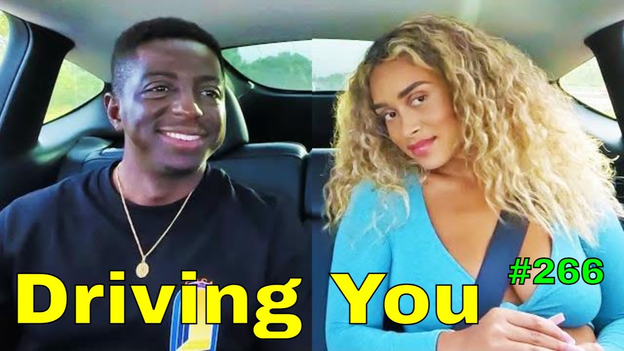 Moriah & Eric 😍 Beauty Salon In The Rideshare - YouTube