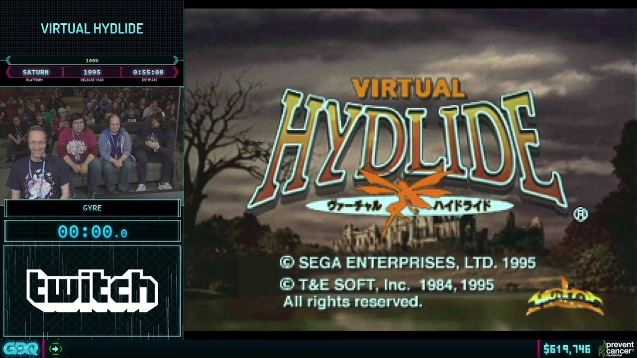 Virtual Hydlide (SAT) 100% - Awesome Games Done Quick 2019 - YouTube