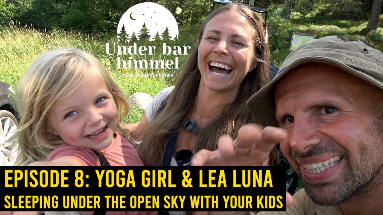 Sover under bar himmel i en nationalpark med @yogagirl & Lea Luna 4 år ...
