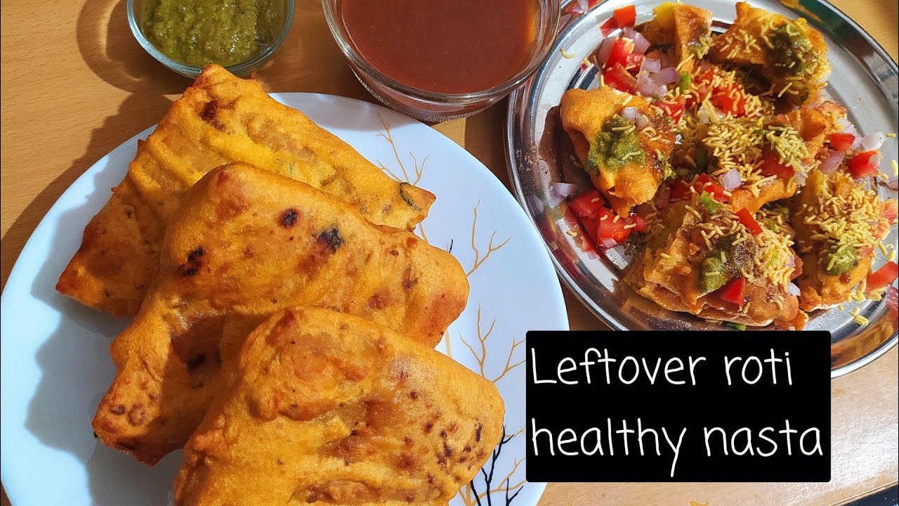 Roti pakora Recipe , Roti pakora chat , How to make leftover chapati ...