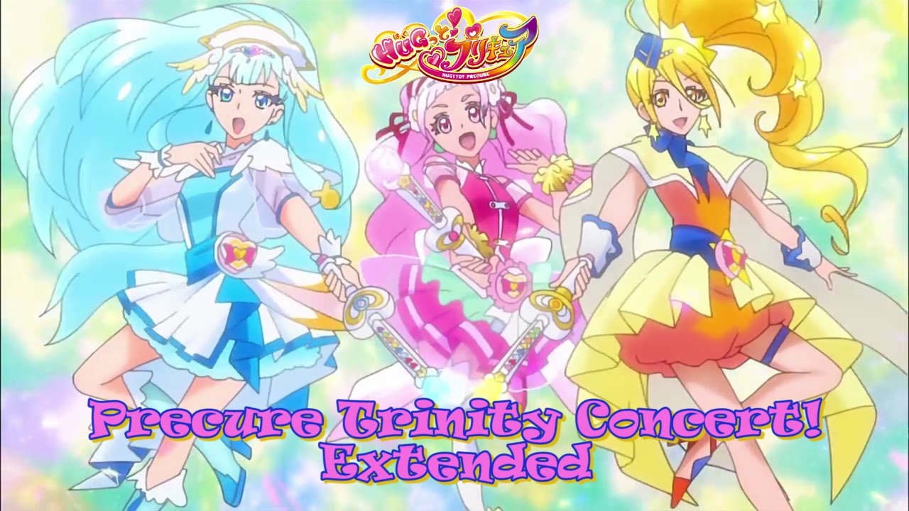 Precure Trinity Concert! - Hugtto Precure Music Extended - YouTube