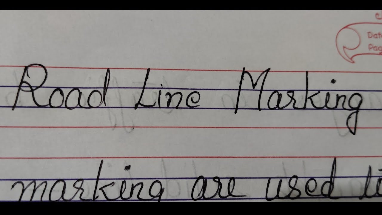 Essay on Road Line Marking/Rules of Road lines in English for students ...