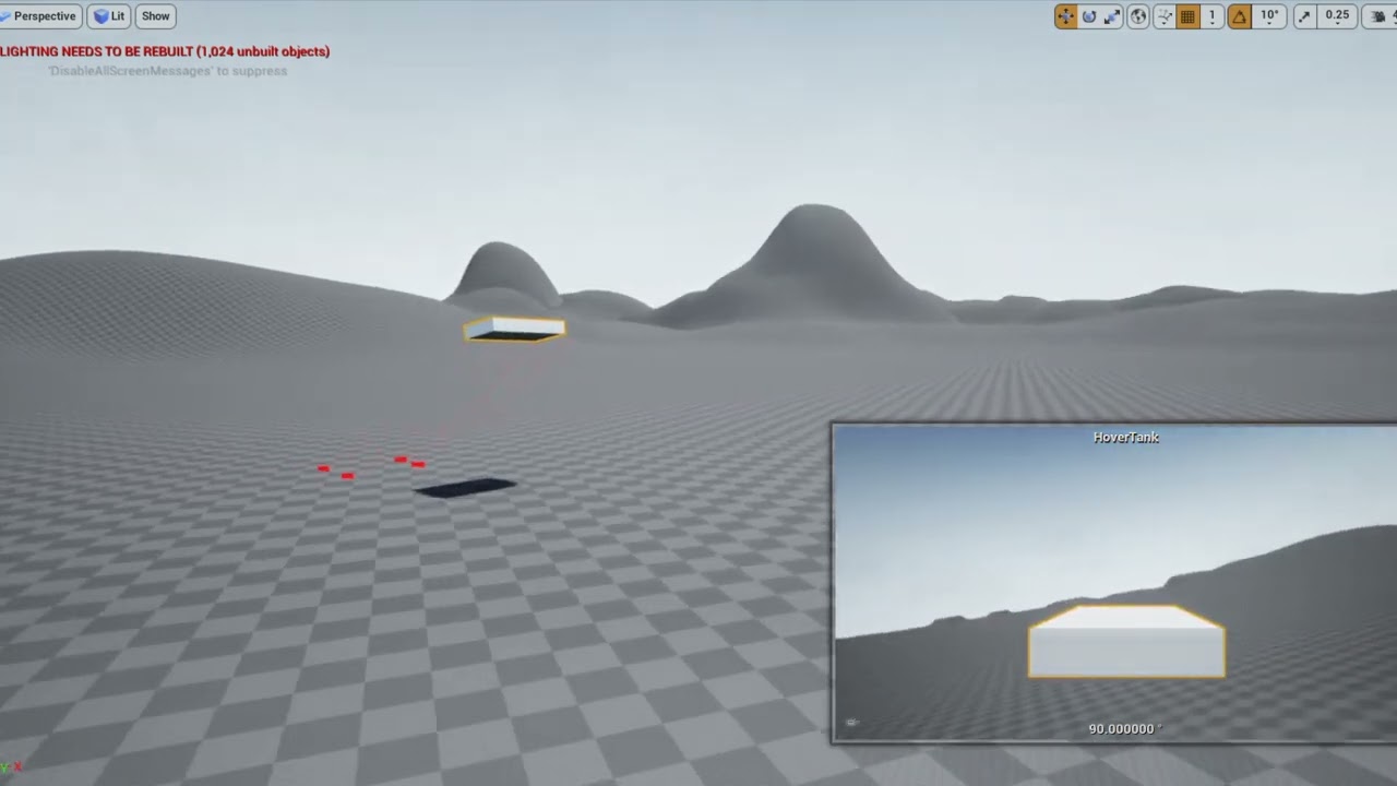 Hovering Vehicles in UE4 working as intended. - YouTube