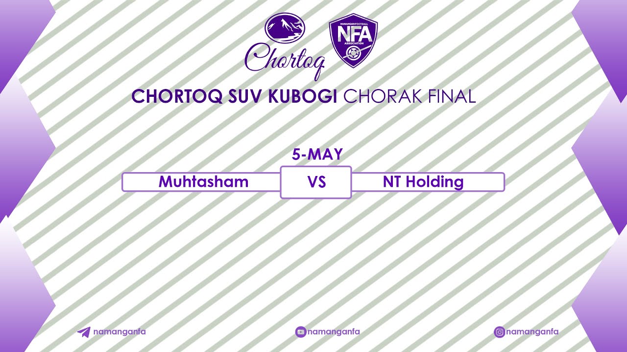 Chortoq suv kubogi chorak final "Muhtasham" : "NT Holding" - YouTube