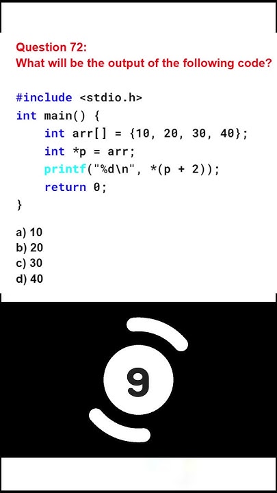 C Programming Mcq S Part 25 C Programming Language 25 Codingproblems Sachinswami Coding