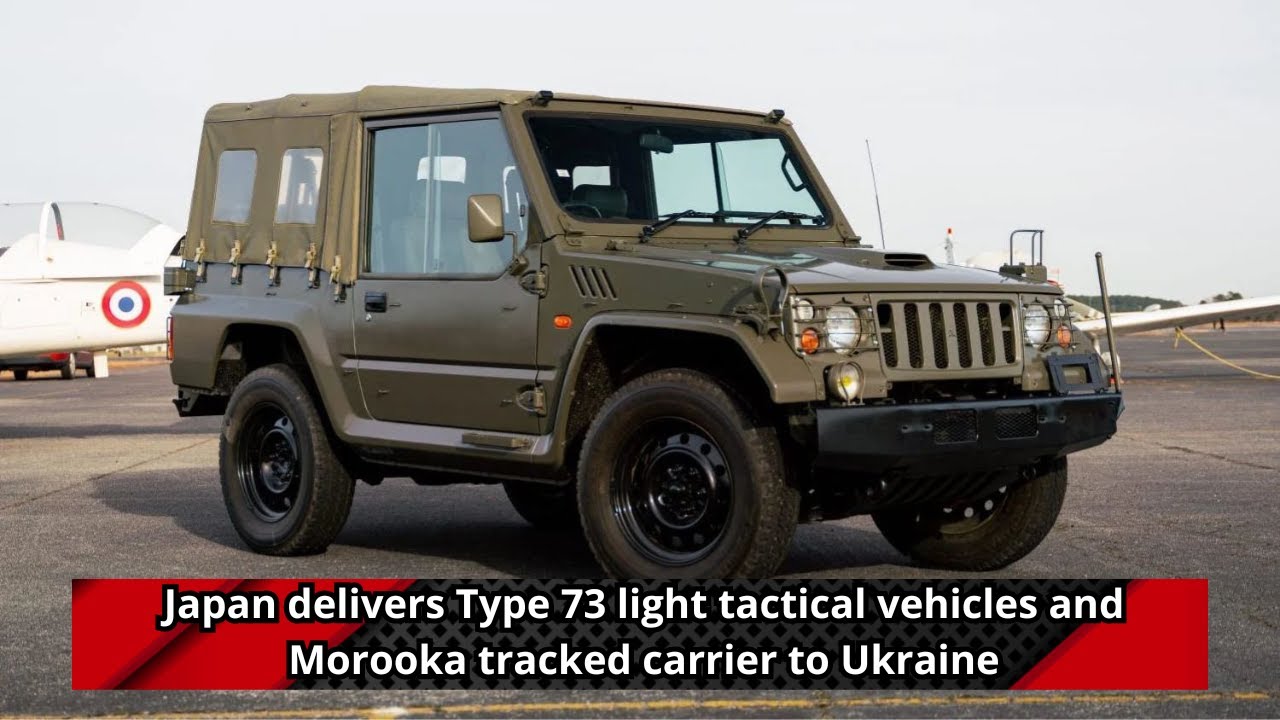 Japan delivers Type 73 light tactical vehicles and Morooka tracked ...