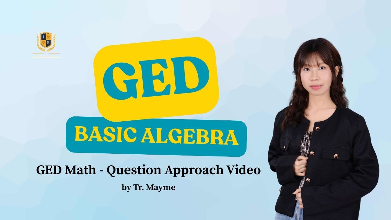 2. GED Math Question Approach - Basic Algebra - YouTube