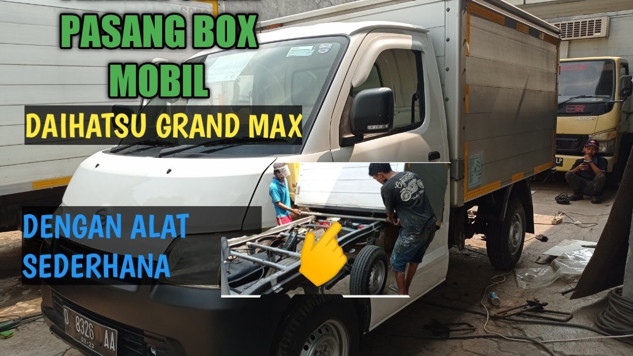 #57 Teknik cara pasang box mobil/Daihatsu grand max by karoseri ...