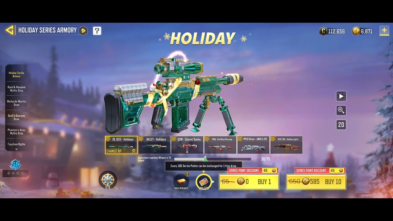 Holiday Series Armory Draw Codm - YouTube