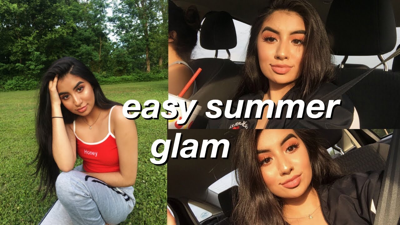 GO TO SUMMER GLAM MAKEUP 2018 - YouTube