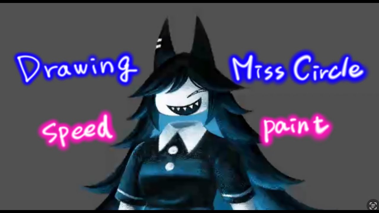 Drawing Miss Circle サークル先生を描く - YouTube