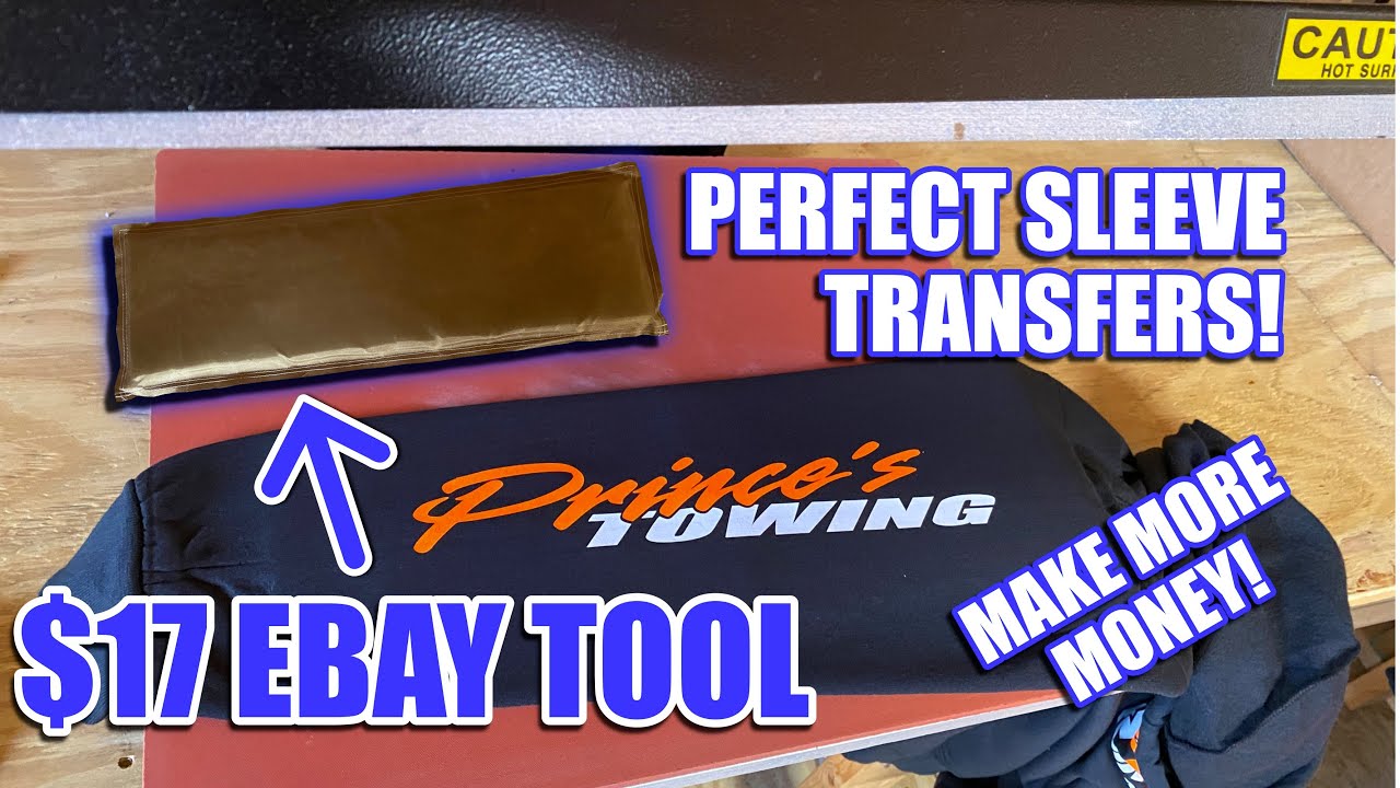 This $17 Tool Makes PERFECT Sleeve Heat Transfers - Make More $$ With ...