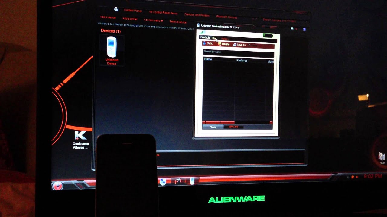Alienware BT Phone call - YouTube