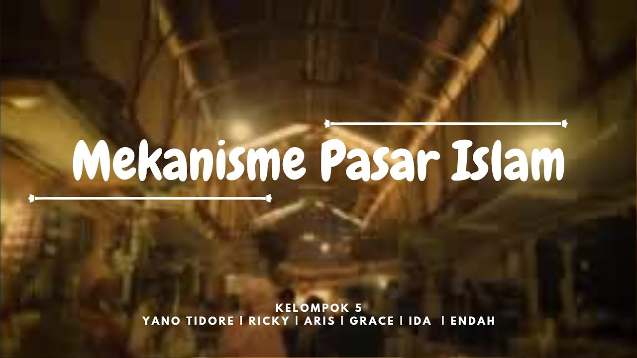 MEKANISME PASAR ISLAM - YouTube