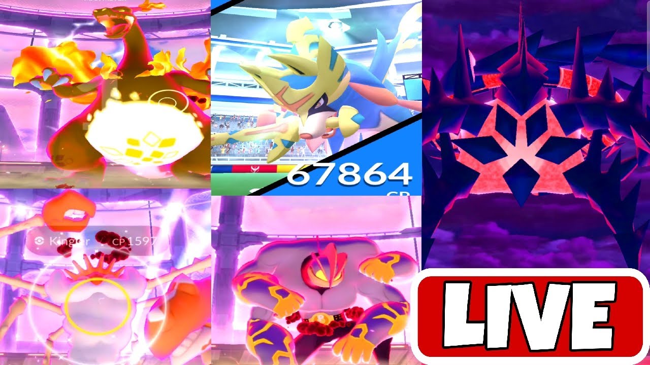 MAX FINALE 🔴 LIVE ETERNAMAX POKEMON GO - YouTube