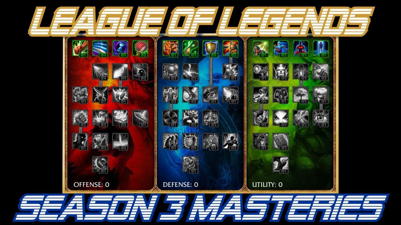 Season 3 Masteries in-depth analysis (League of Legends) - YouTube