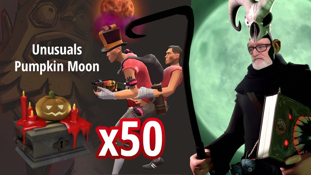 TF2 Unbox 50 Crimson Cache Case (unusuals) - YouTube