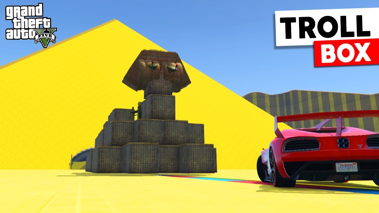 TROLL BOX IN PIRAMIDE! (GTA V Troll Box) - YouTube