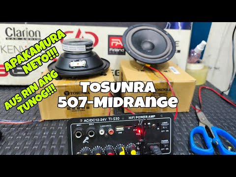 Tosunra 507-M Midrange Speaker at the best filter capacitor na bagay dito!!! #audio #speaker #fyp