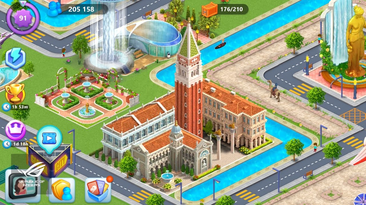 Ep 002-Global City Game - Level - 91 - YouTube