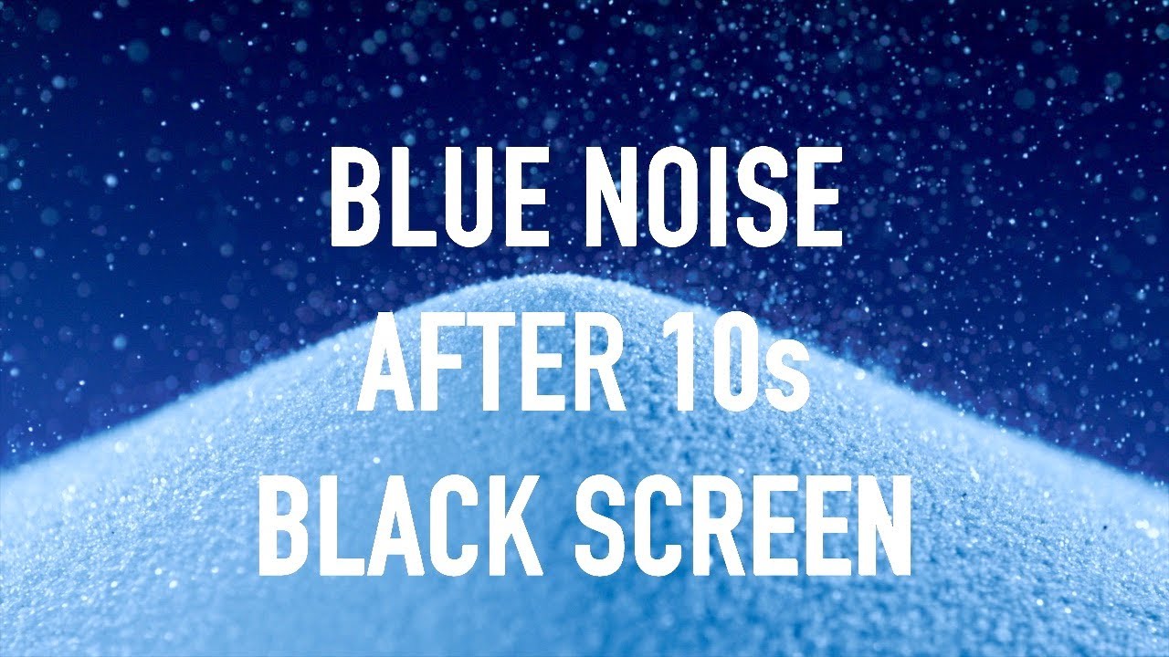 BLUE NOISE - 3 hrs - Reduce Stress - Calm - Relaxation - YouTube