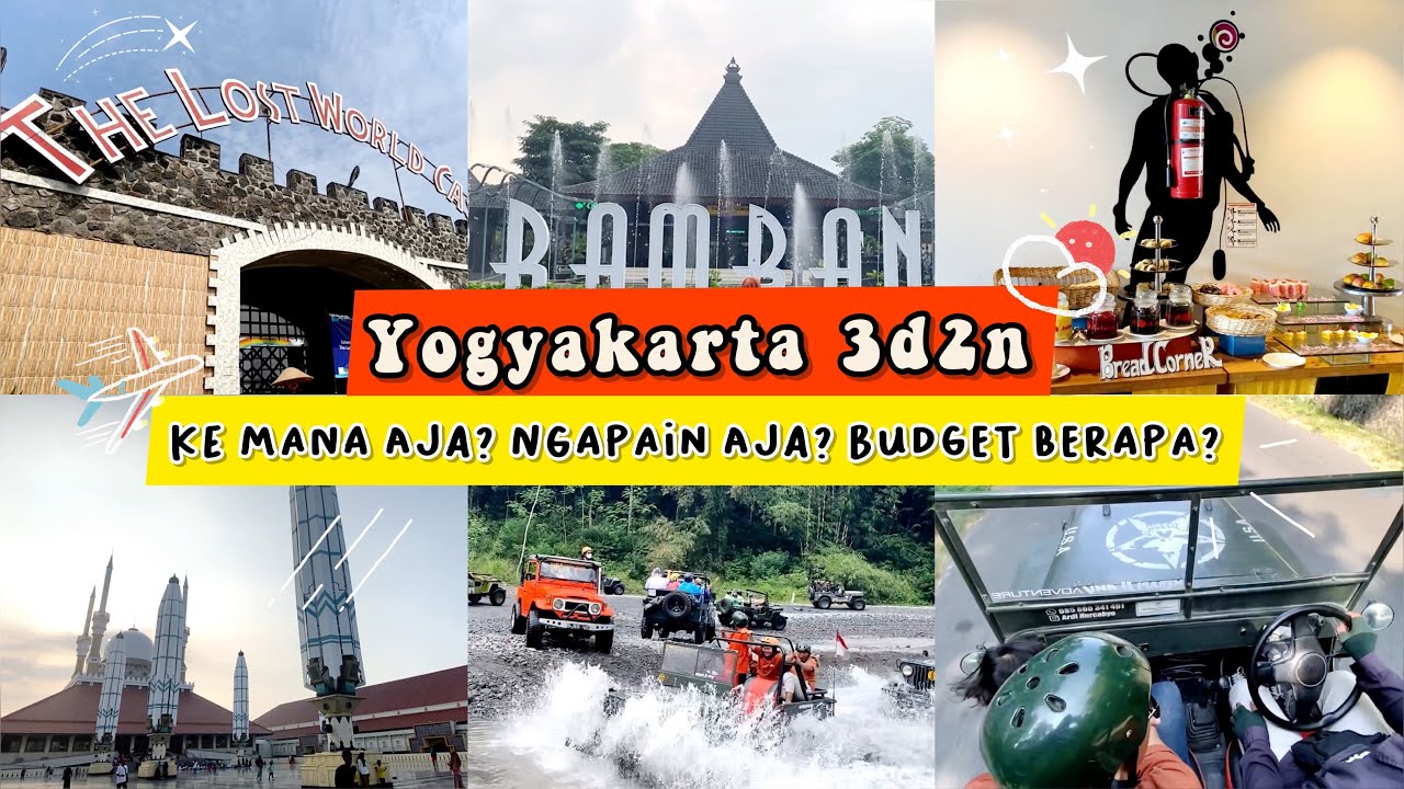 Itinerary Jogja 2023 | Liburan ke Yogyakarta 3D2N | Kemana aja?! - YouTube