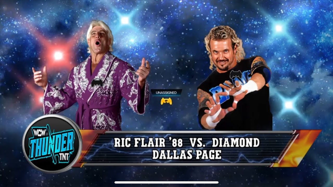 Ric Flair Vs Diamond Dallas Page wcw 2k23 - YouTube