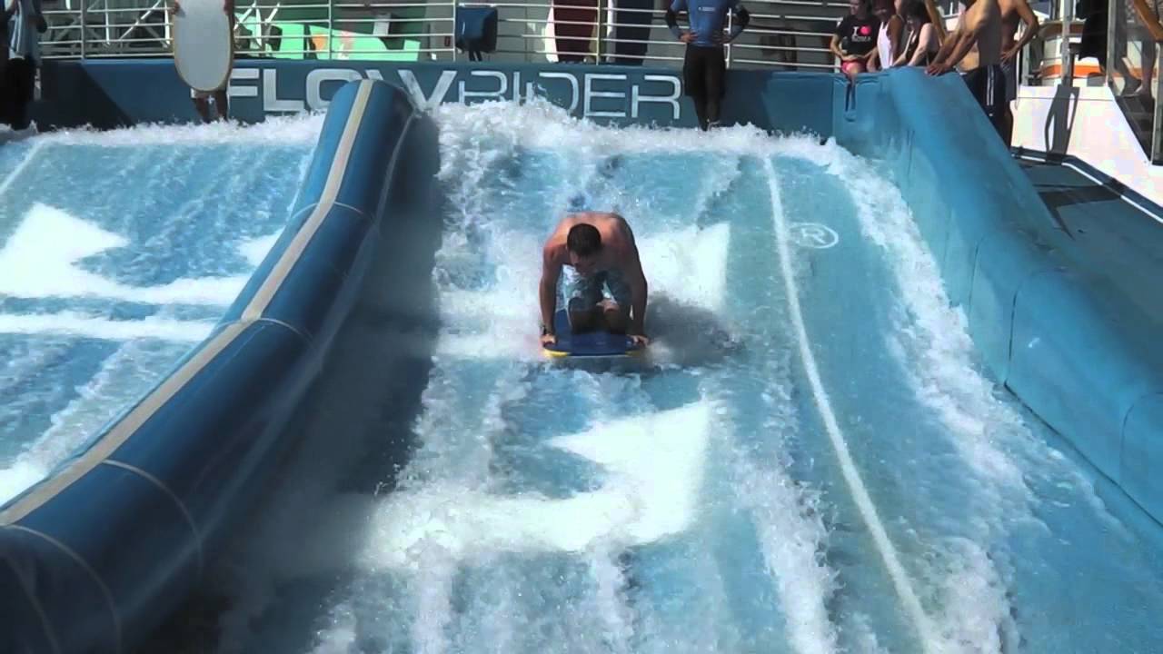 The Flowrider - Royal Caribbean Cruise - YouTube