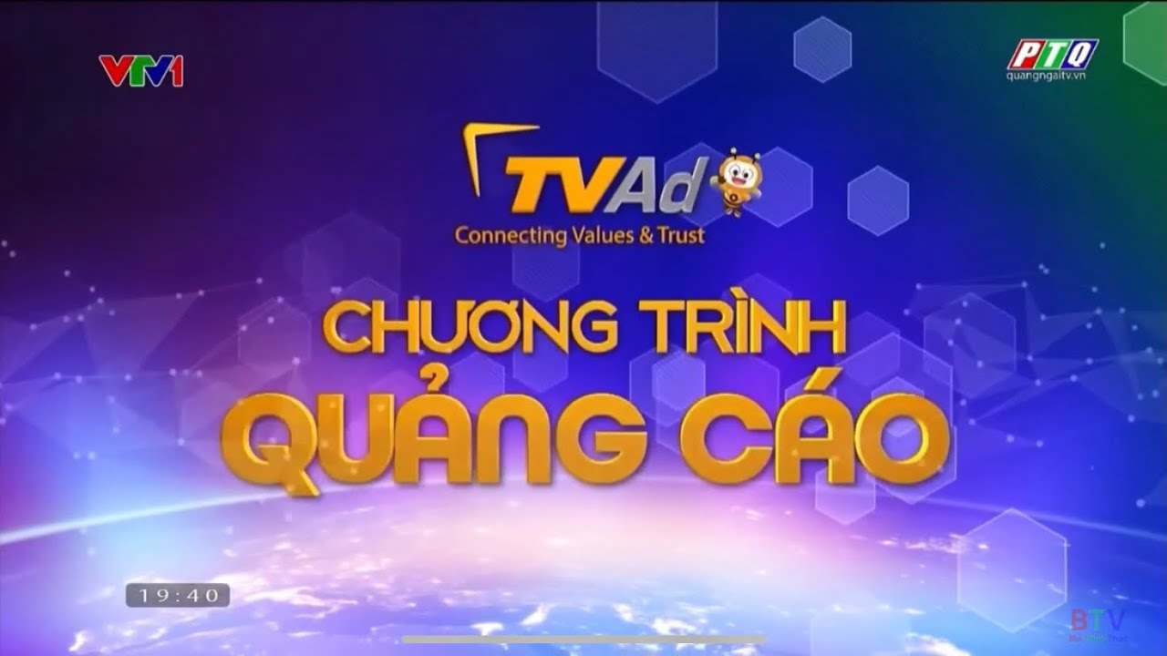 VTV1 - Hình hiệu Chương trình Quảng cáo TVAd (PTQ HD Quảng Ngãi tiếp ...