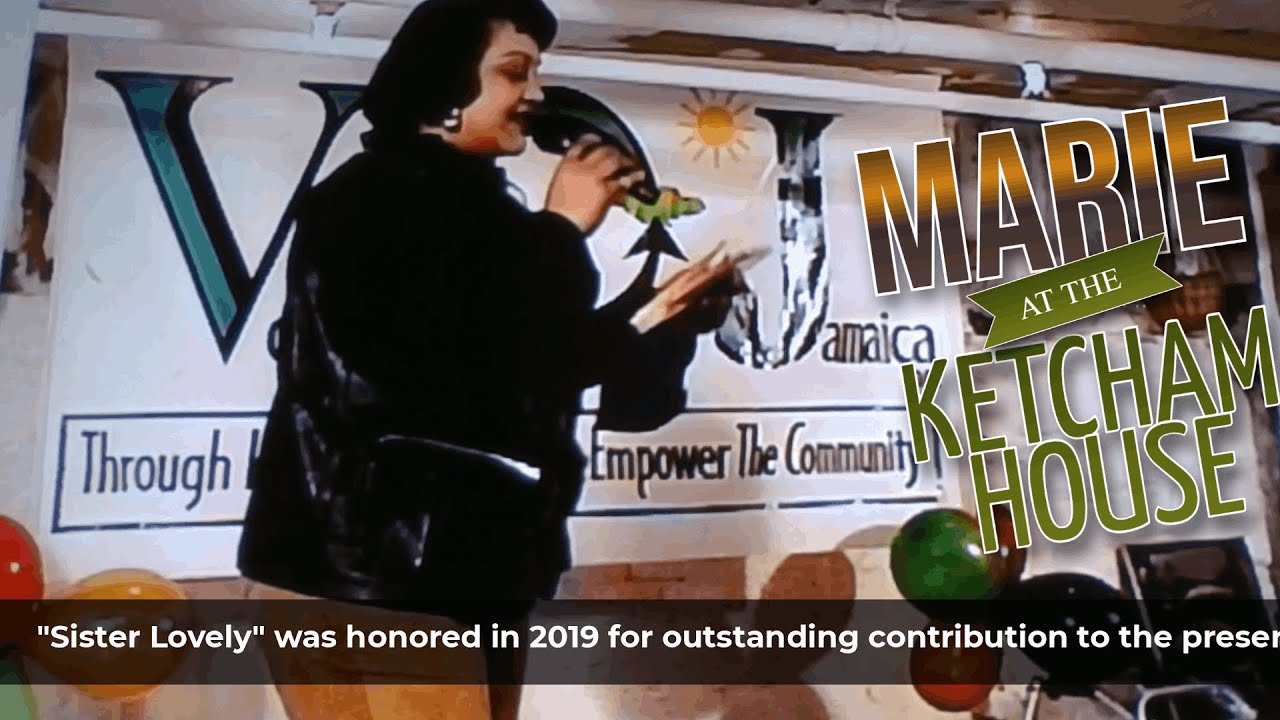 Sylvia at the Ketcham House with Voice of Jamaica, Community Groups ...