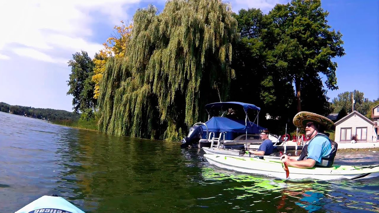 Calm water kayaking - Cedar Lake - YouTube