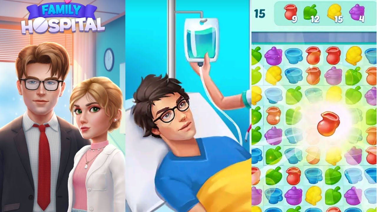 Family hospital: Match 3 Story Gameplay Walkthrough (Android) # ...