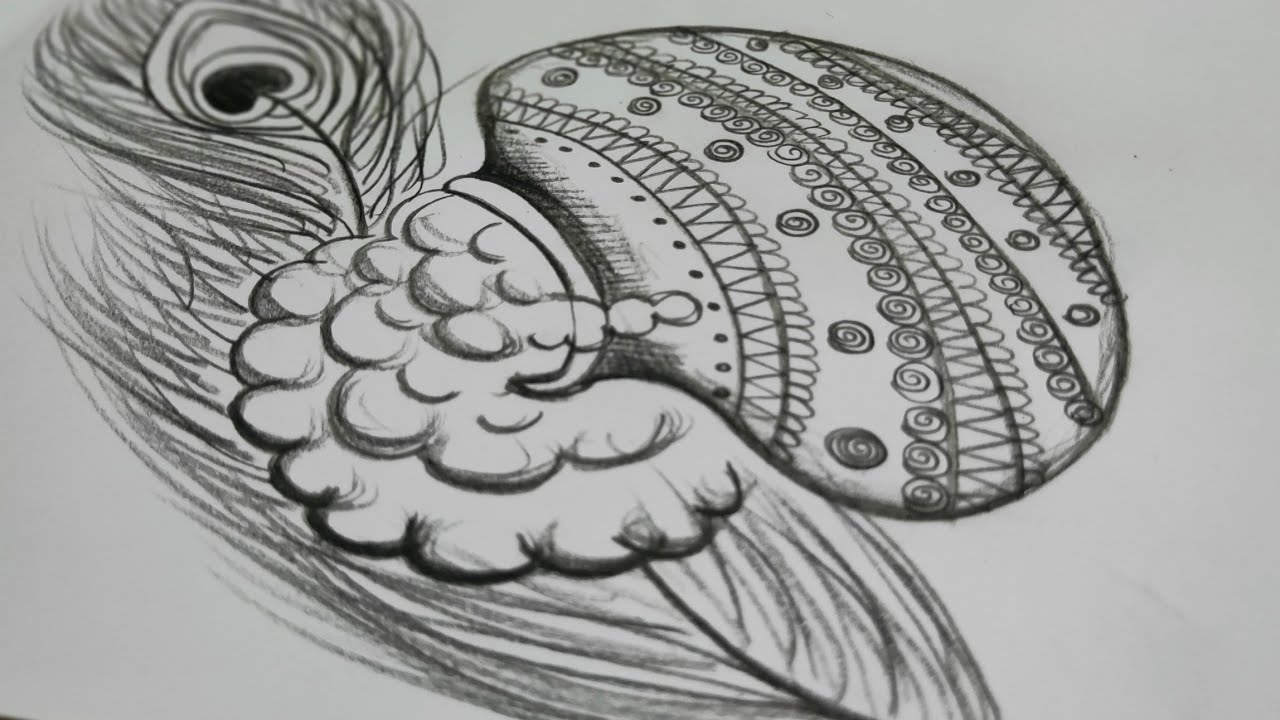 Drawing for Krishna Janmashtami|Krishna matki Drawing|Janmashtami matki ...