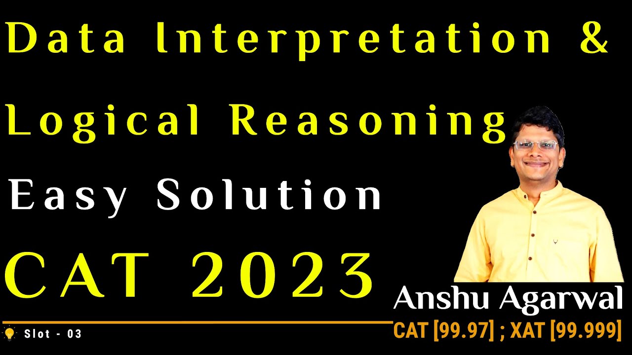 CAT 2023 Solutions DI LR Slot 03 | Set 03 | CAT Previous Year Easy ...