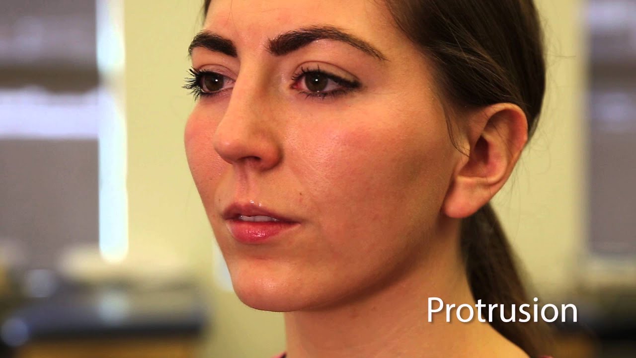 TMJ Exercise: Protrusion - YouTube