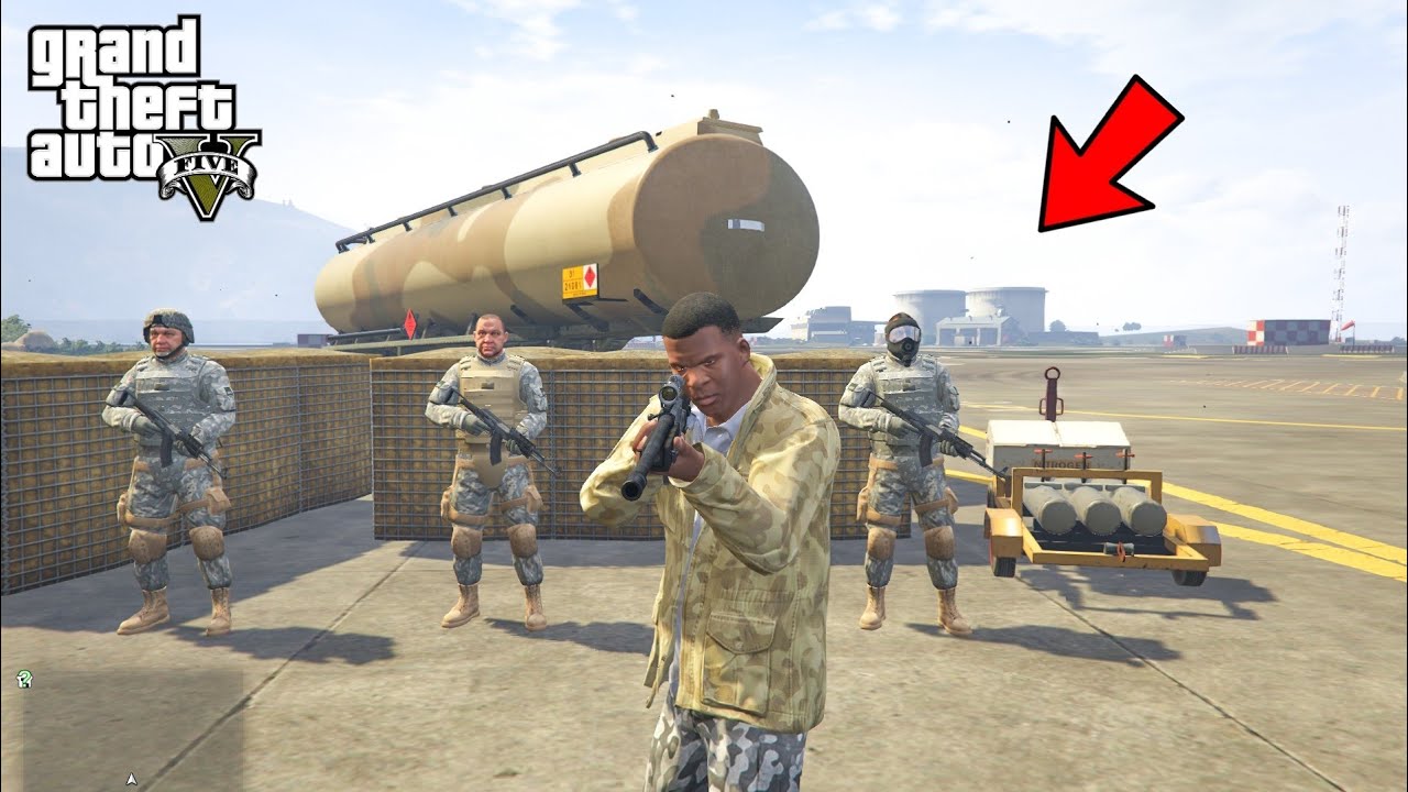 Franklin Become The Biggest Military Soldier Of Los Santos GTA 5 ...