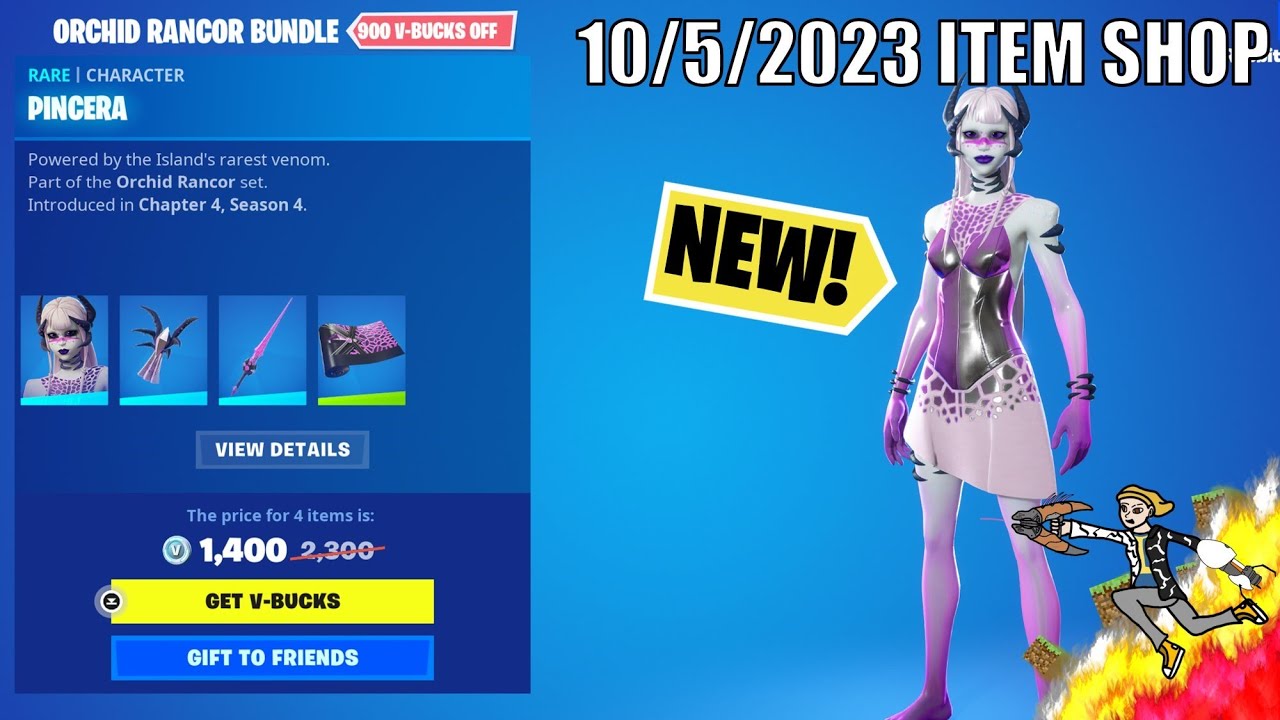 *NEW* Pincera Orchid Rancor Bundle! | Fortnite Item Shop (5/10/2023 ...