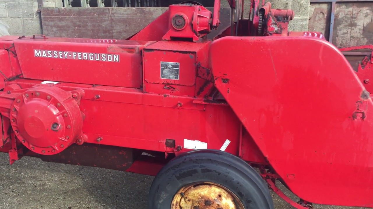 Massey Ferguson 15 -8 Pick Up Baler - YouTube