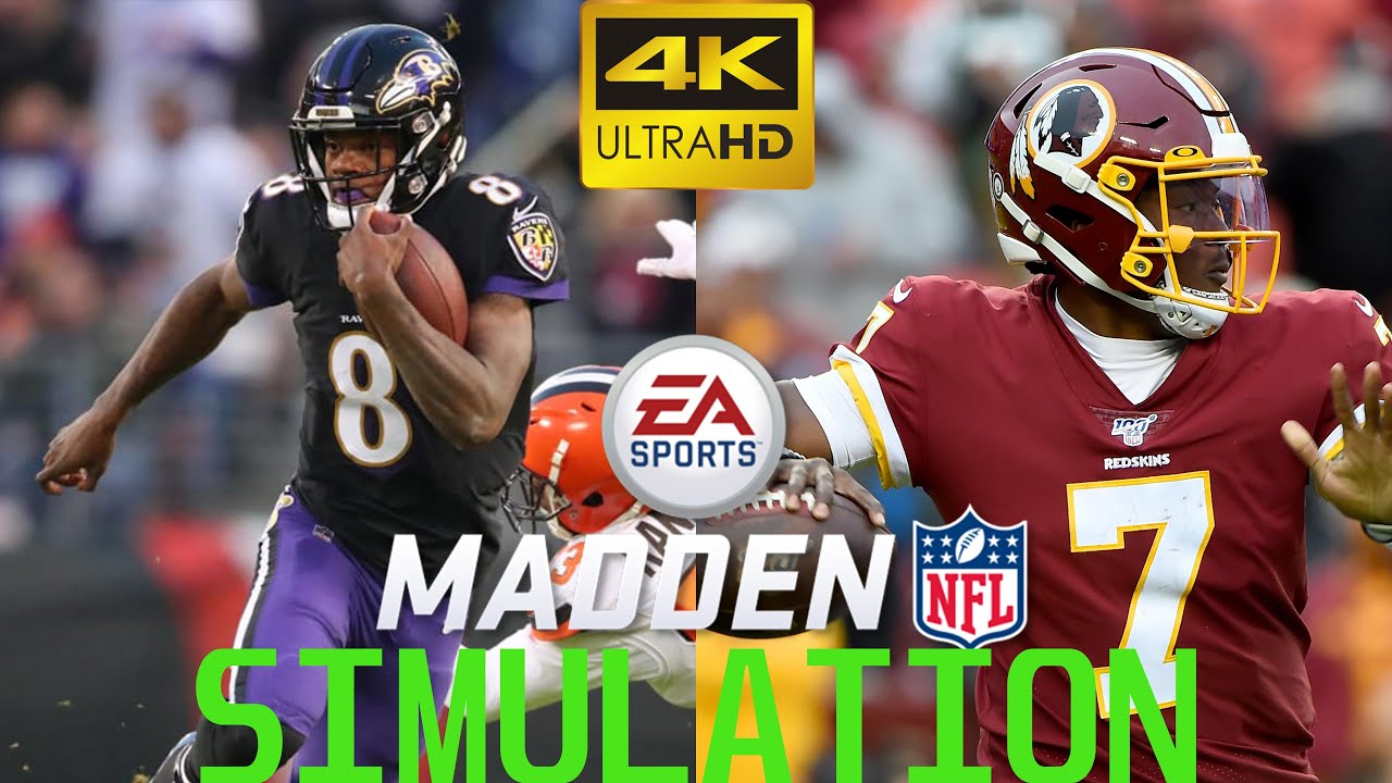 Baltimore Ravens @ Washington Redskins - NFL 2020 Week 4 - Madden ...