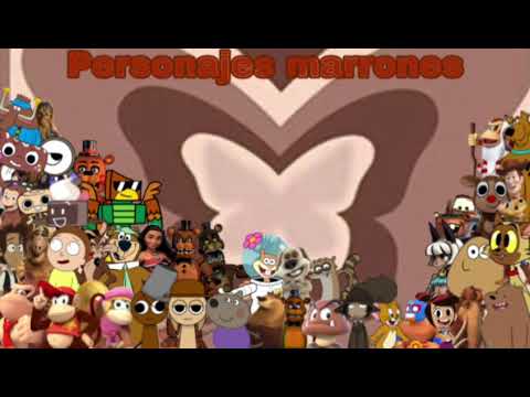 Que personajes marrones más pongo? :)🤎💚💕