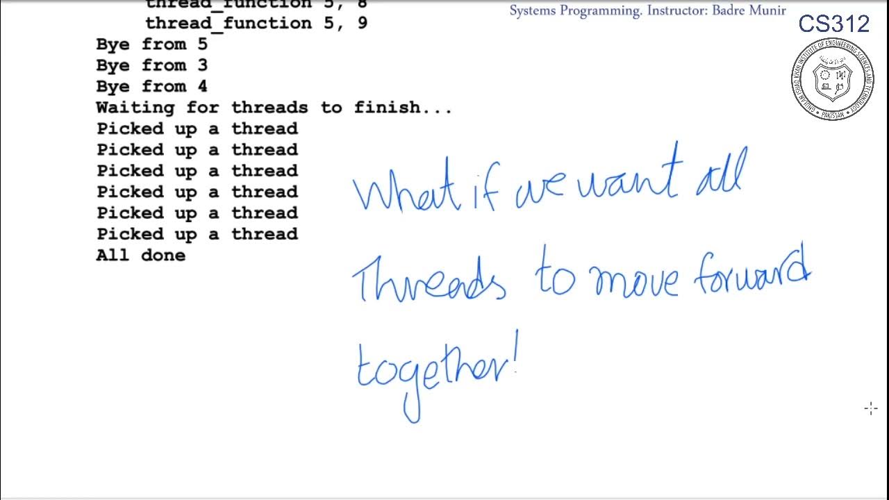 Forming a pool of POSIX Threads in C [3 of 3] - YouTube