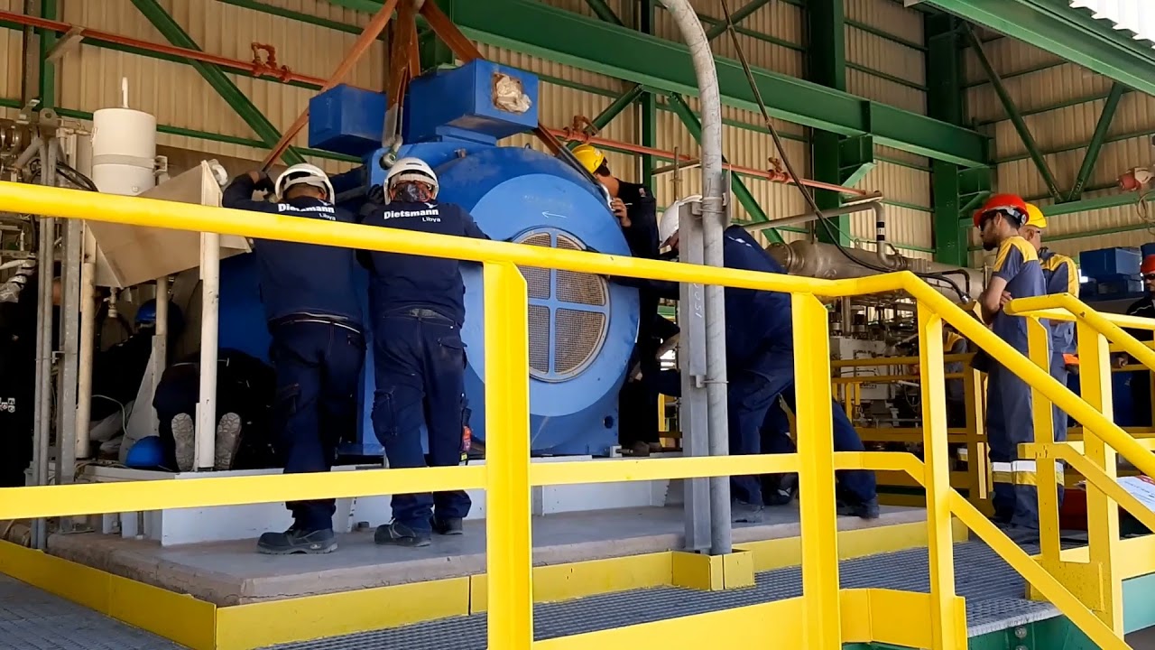 21 6 2019 REGENERATION GAS COMPRESSOR MV MOTOR A AT GAS TRAIN 1 - YouTube