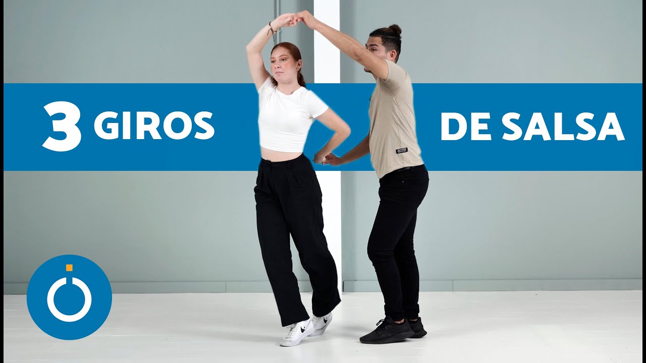 3 GIROS básicos da SALSA COLOMBIANA💫 Como dar voltas na Salsa ...