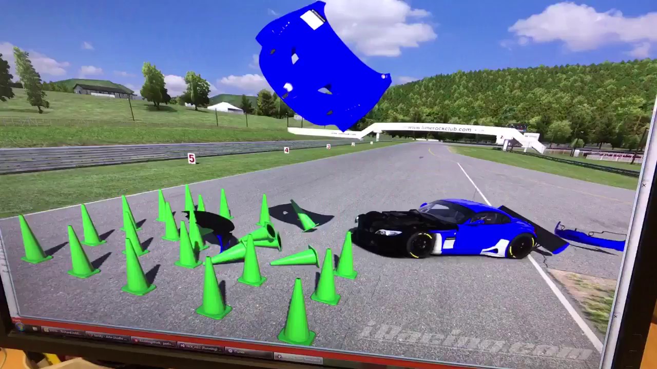 New Damage Model iRacing - YouTube