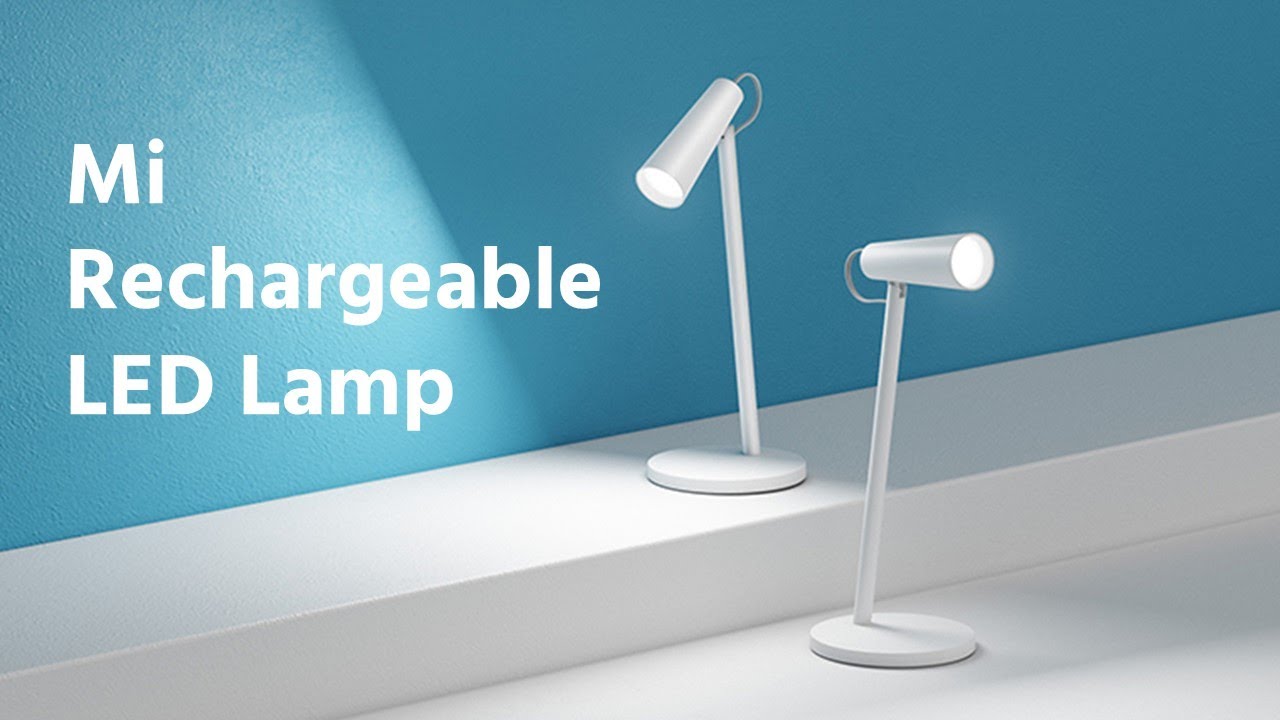 MI Rechargeable LED Lamp - YouTube