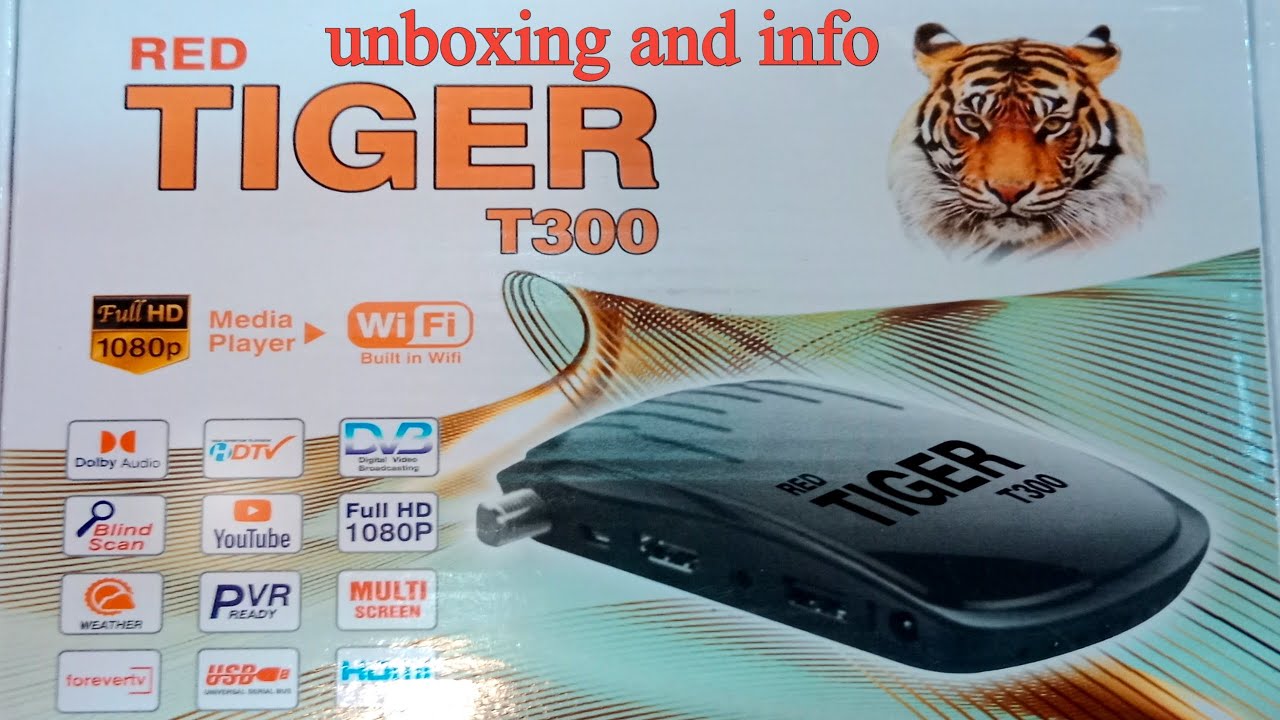 Red Tiger T300 Receiver price and full info||Tiger T300 wifi belton ...