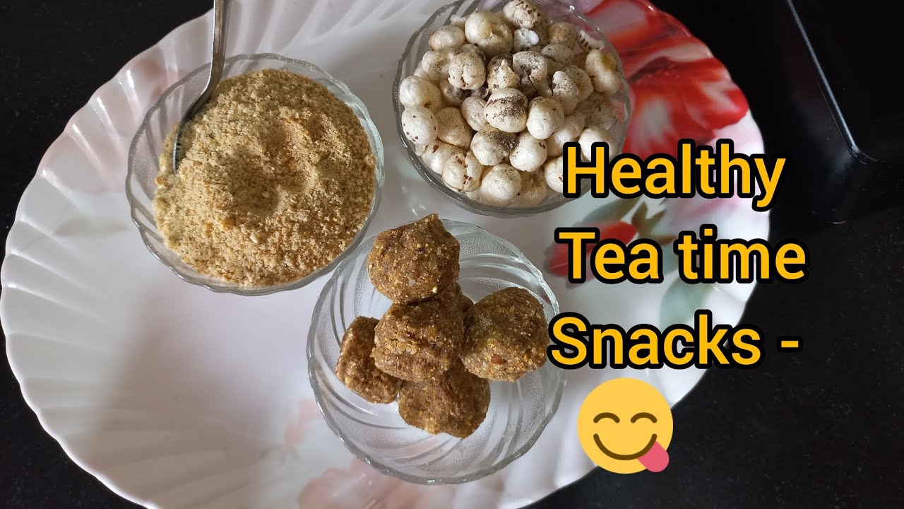 Easy recipe of 2 healthy, high in protein tea time snacks , you can ...